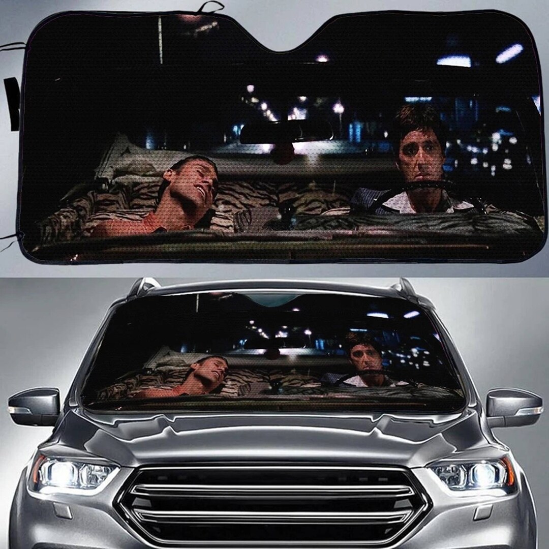 Scarface Movie Car Sun Shade Scarface Tony Montana Manny Ribera Sun ...