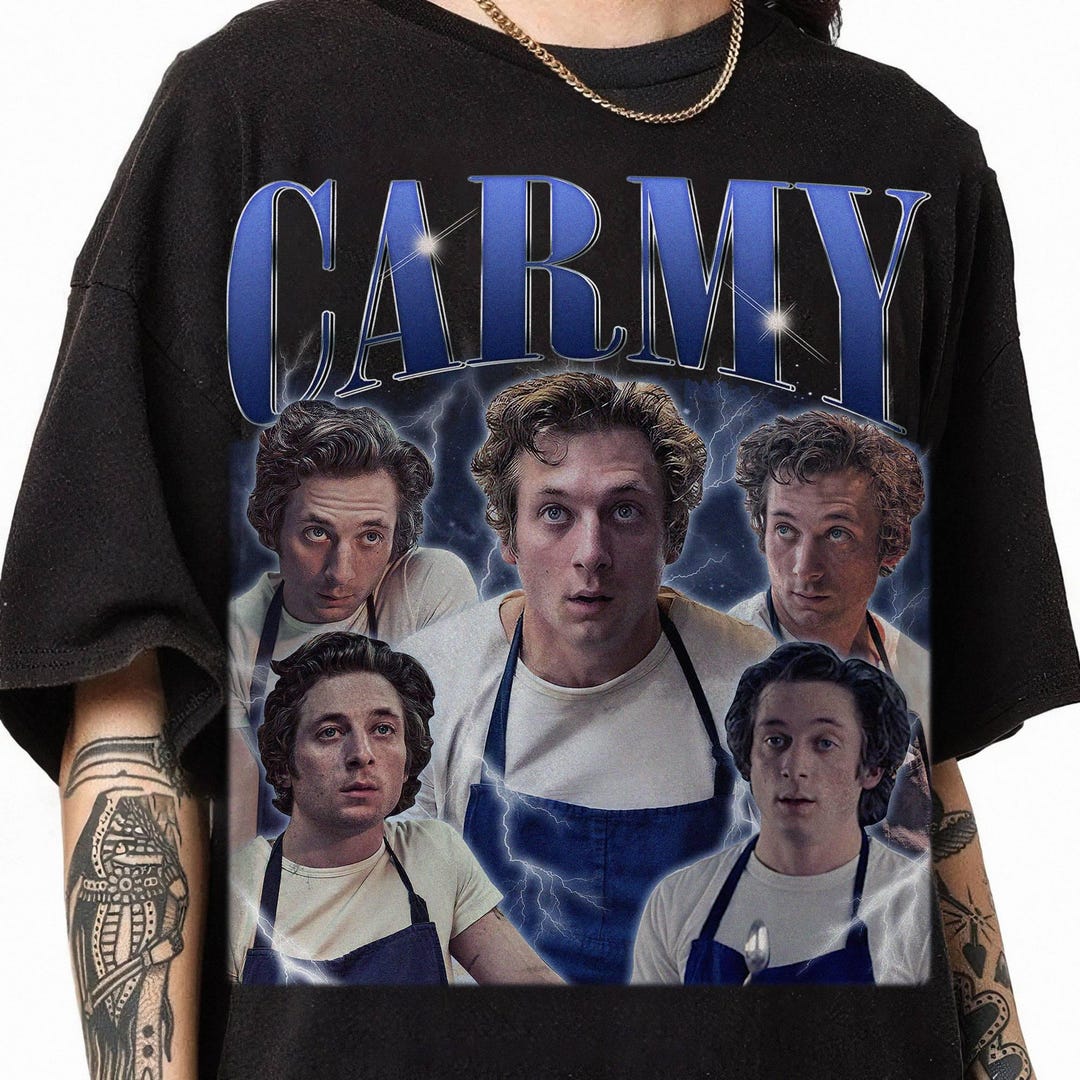 The Bear Carmy Vintage Homage Shirt, Jeremy Allen White Bootleg Rap Tee ...