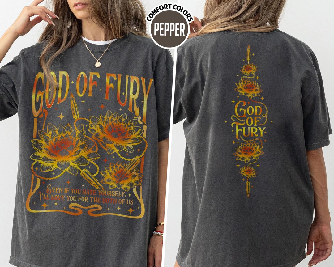 2-sided God of Fury Legacy Graphic Shirt, Rina Kent Merch Shirt ...