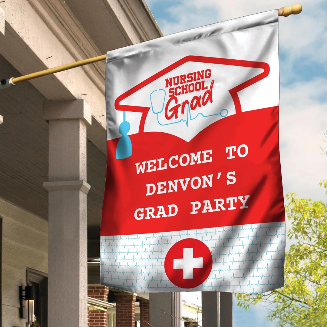 Nurse Graduation Yard Sign Medical Nursing Graduation Party Outdoor ...