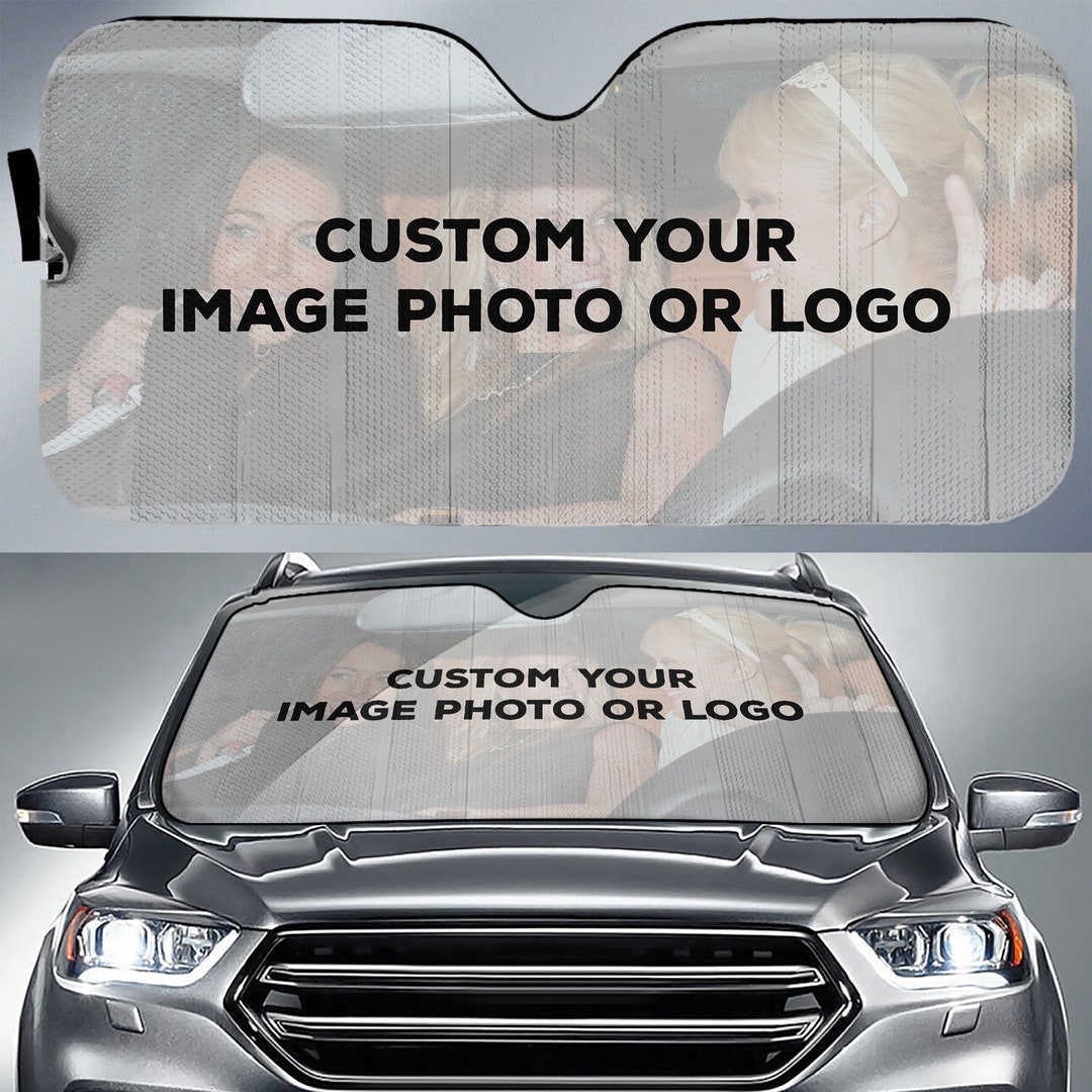 Custom Photo Car Sunshade | Custom Movie Car Windshield | Custom Logo ...
