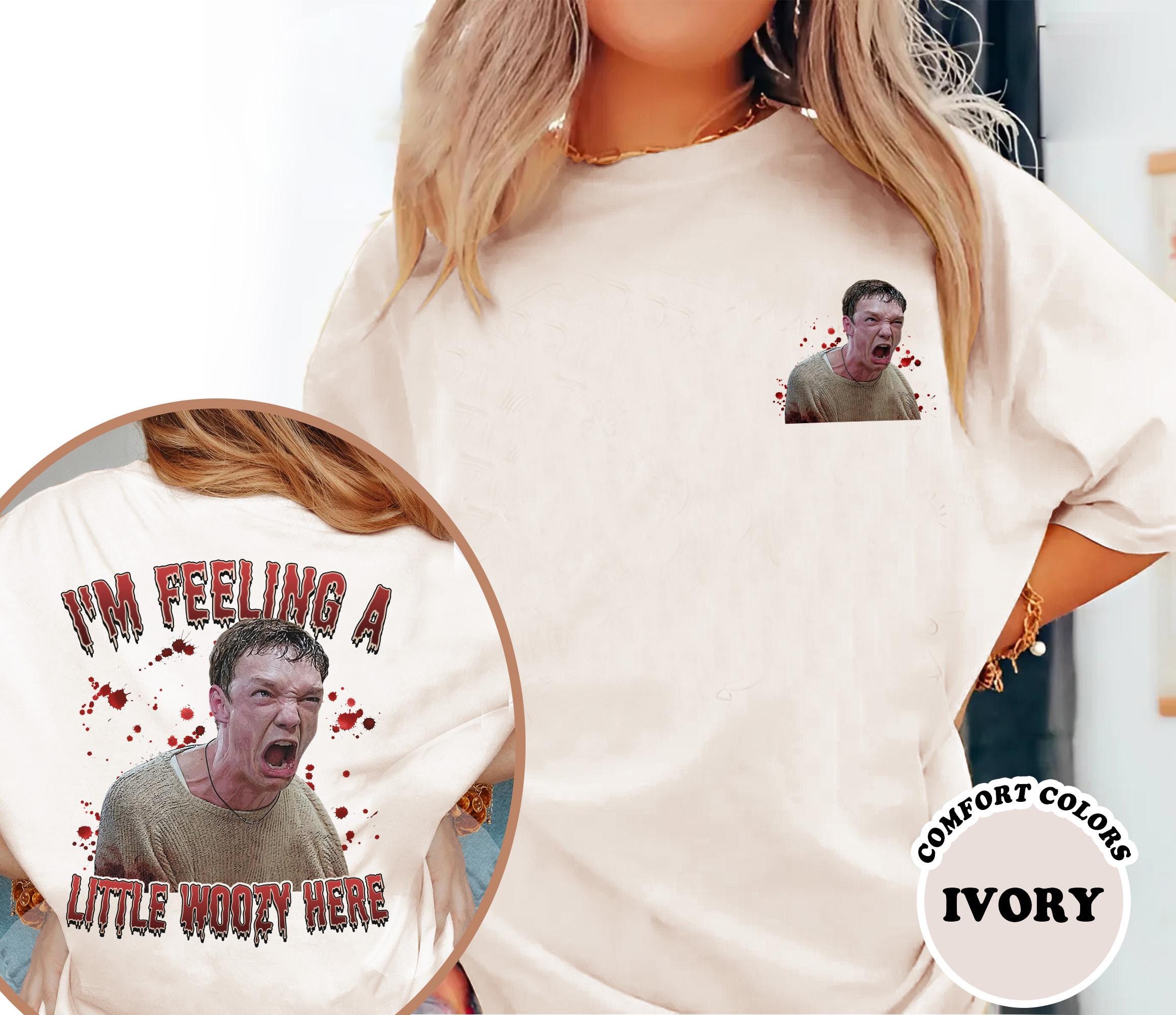 I'm Feeling a Little Woozy Here Graphic Tee, Hand Drawn & Hand Dyed Tee ...