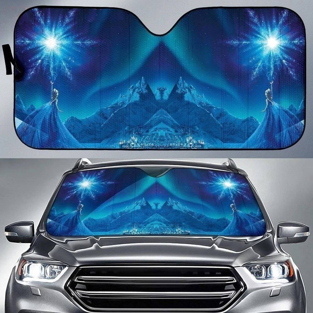 Frozen Elsa Auto Sunshades Princess Elsa Car Windshield Disneyland ...