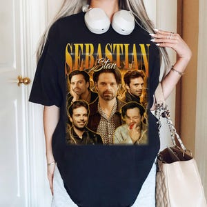 Sebastian Stan Retro Shirt, Sebastian Stan Fan Tees, Sebastian Stan ...