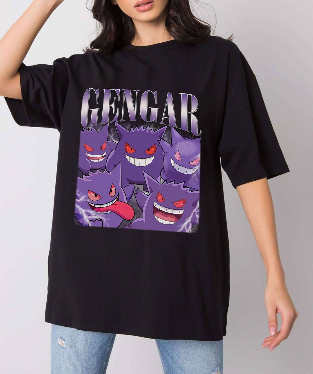 Gengar Shirt Vintage Gengar Shirt Gengar Homage Shirt - Etsy