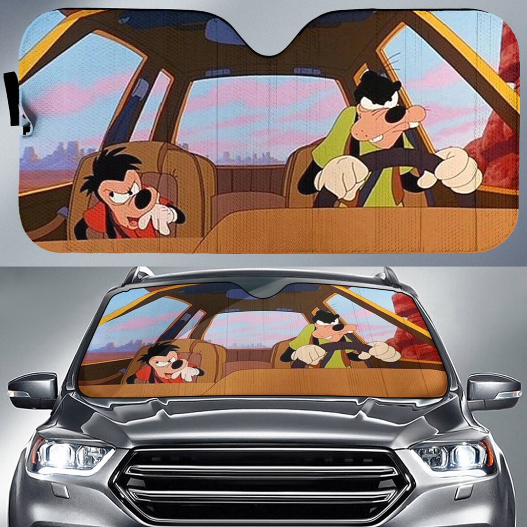 A Goofy Movie Car Sun Shade Max Goof Car Sun Shade Max Goof and Goofy ...