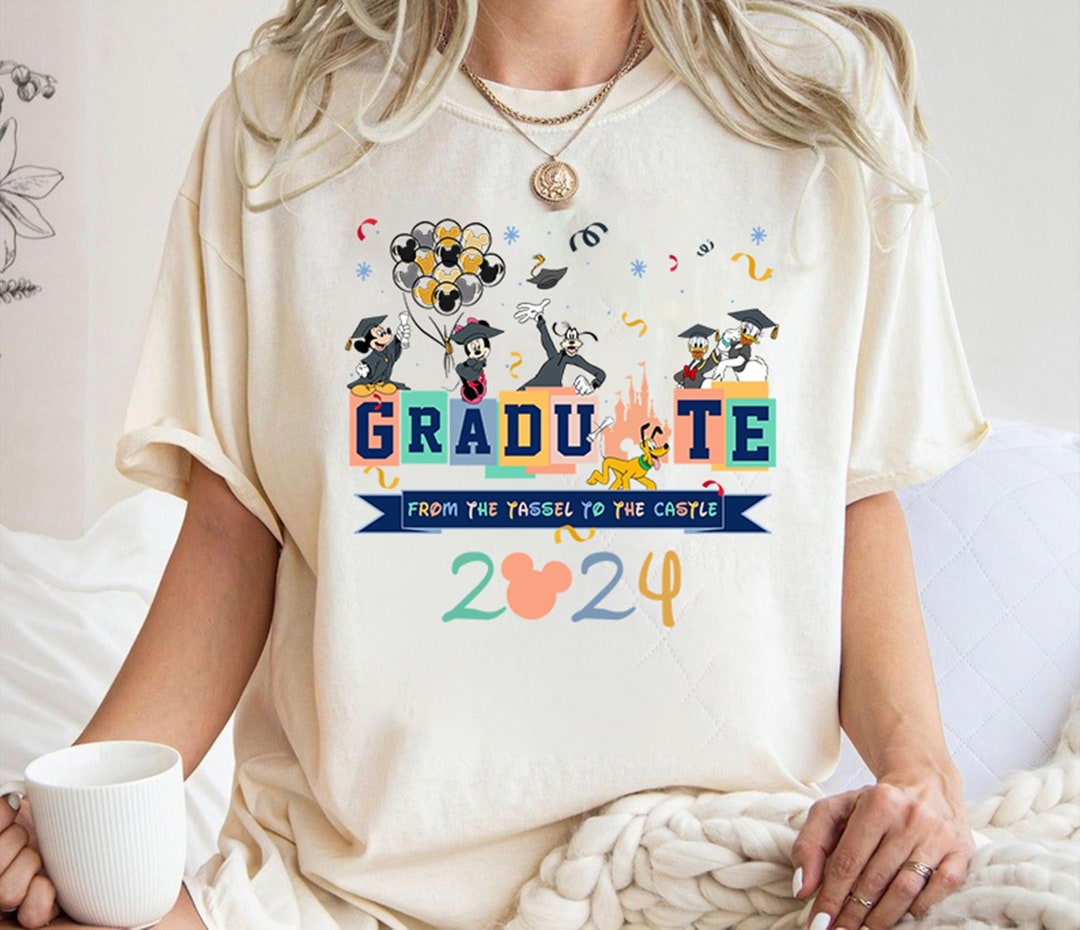 Disneyland Graduate 2024 Shirt Mickey Mouse Graduation Trip Shirt ...