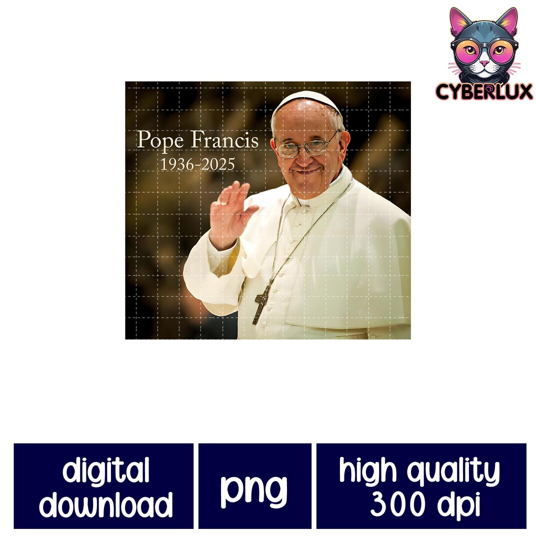Pope Francis Commemorative Png, Pray for Pope Francis Png, Vatican ...