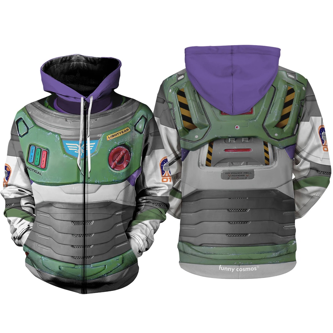 Buzz Lightyear Full Over Print 3D Hoodie Toy Story Buzz Lightyear ...