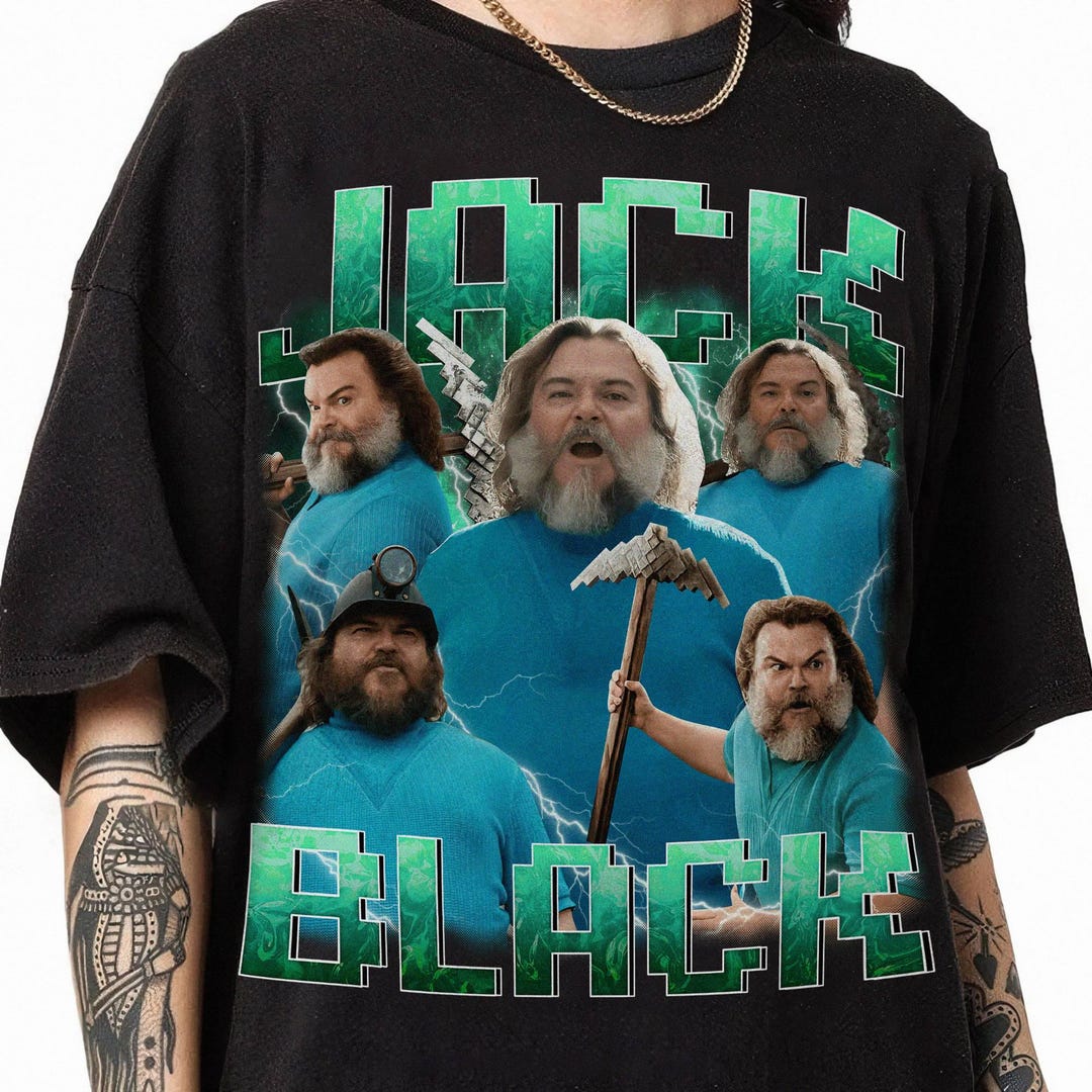 Jack Black Fan Lovers, Jack Black Fan Tees, Actor Jack Black Vintage ...