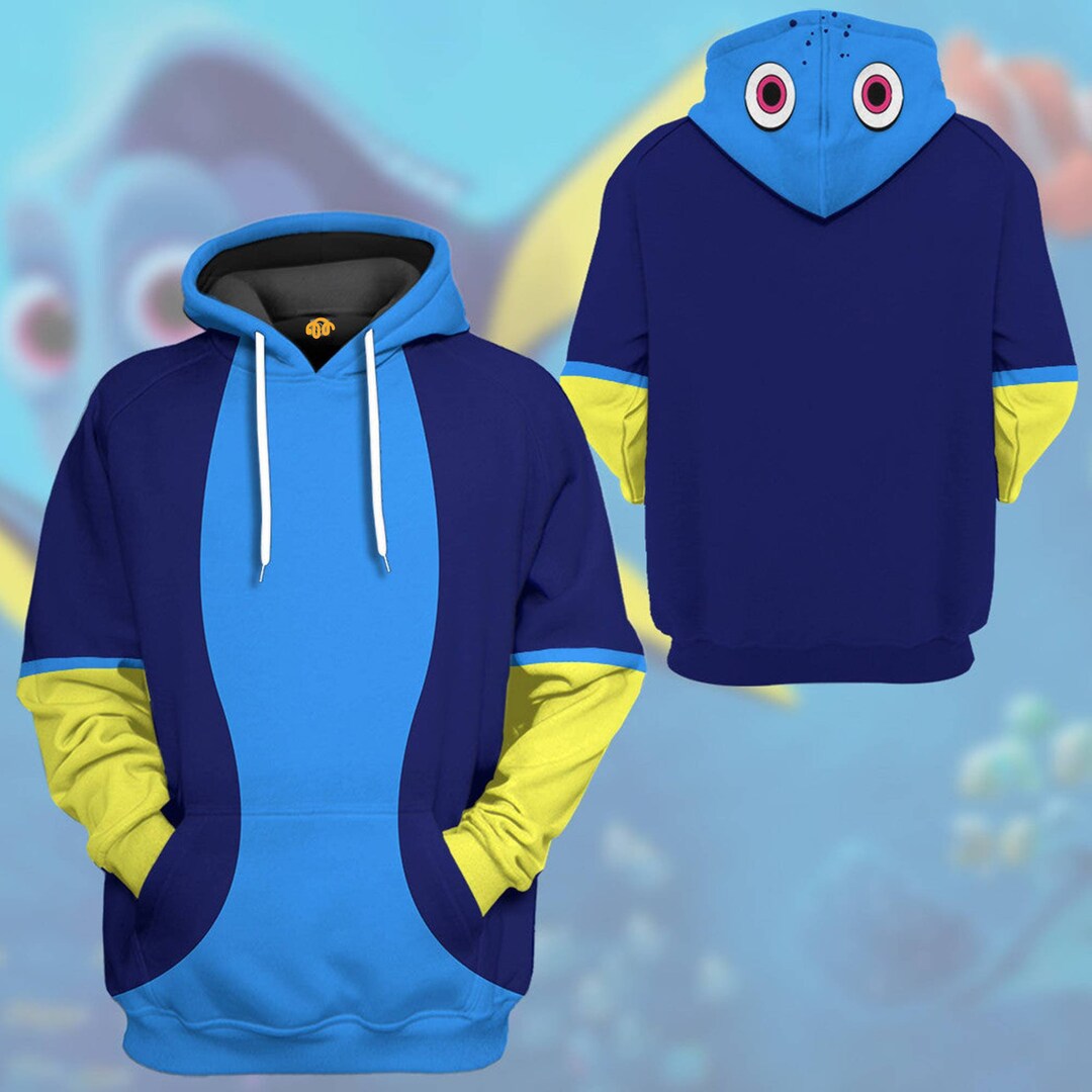 Finding Nemo Dory 3D Full Over Print Hoodie Cosplay Finding Nemo Tshirt ...