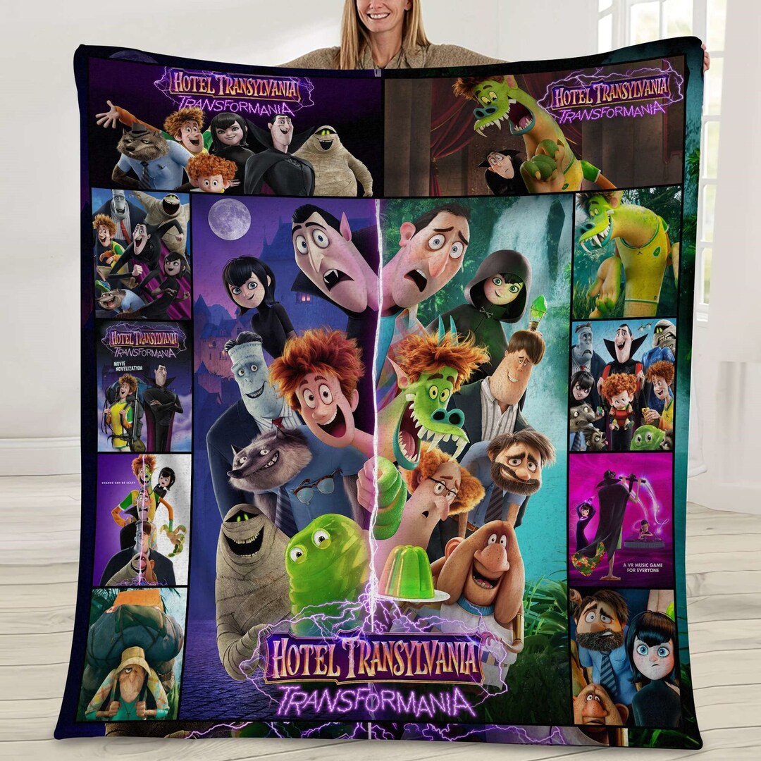 Hotel Transylvania Transformania Blanket Mavis Dracula - Etsy