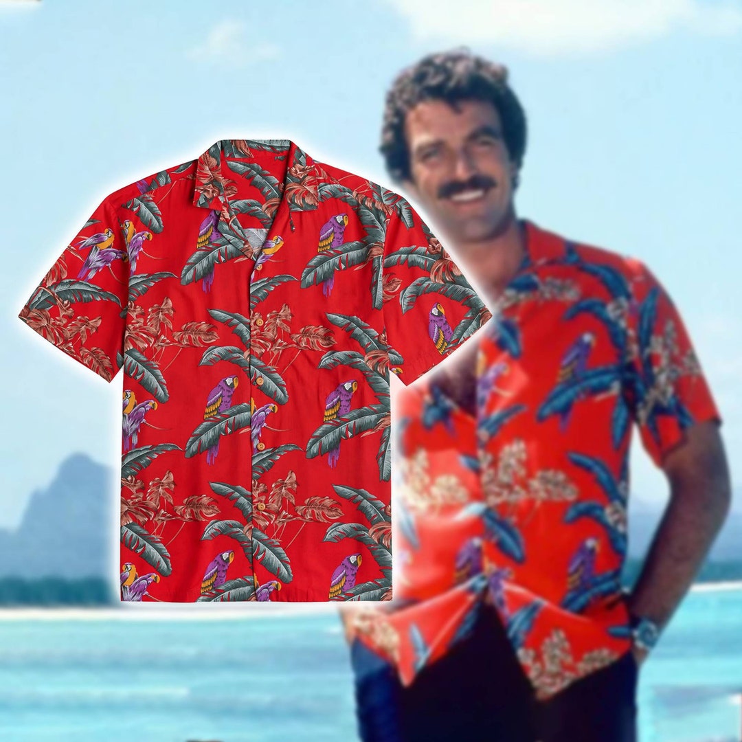 Magnum P.I Hawaiian Shirt Thomas Magnum Shirt Thomas Magnum - Etsy