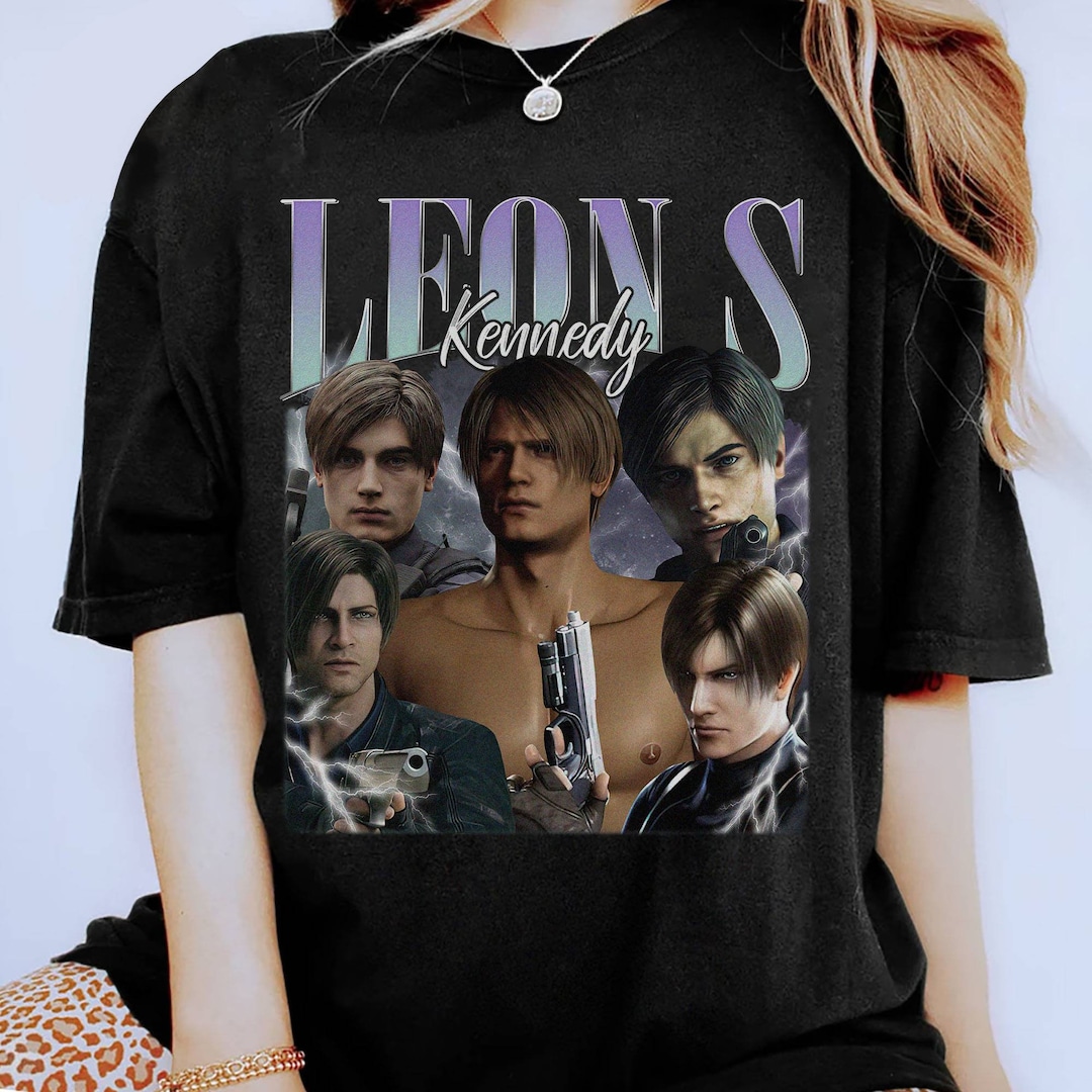 Vintage Leon Kennedy Shirt Homage Leon Kennedy Shirt Resident Evil 4 ...