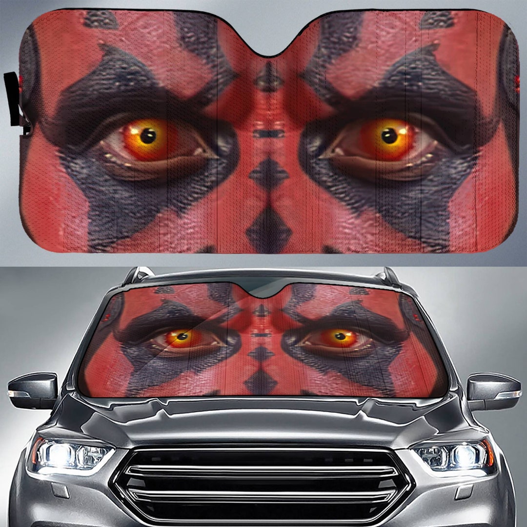 Darth Maul Car Sun Shade Darth Maul Sith Lord Car Sunshade Starwars ...