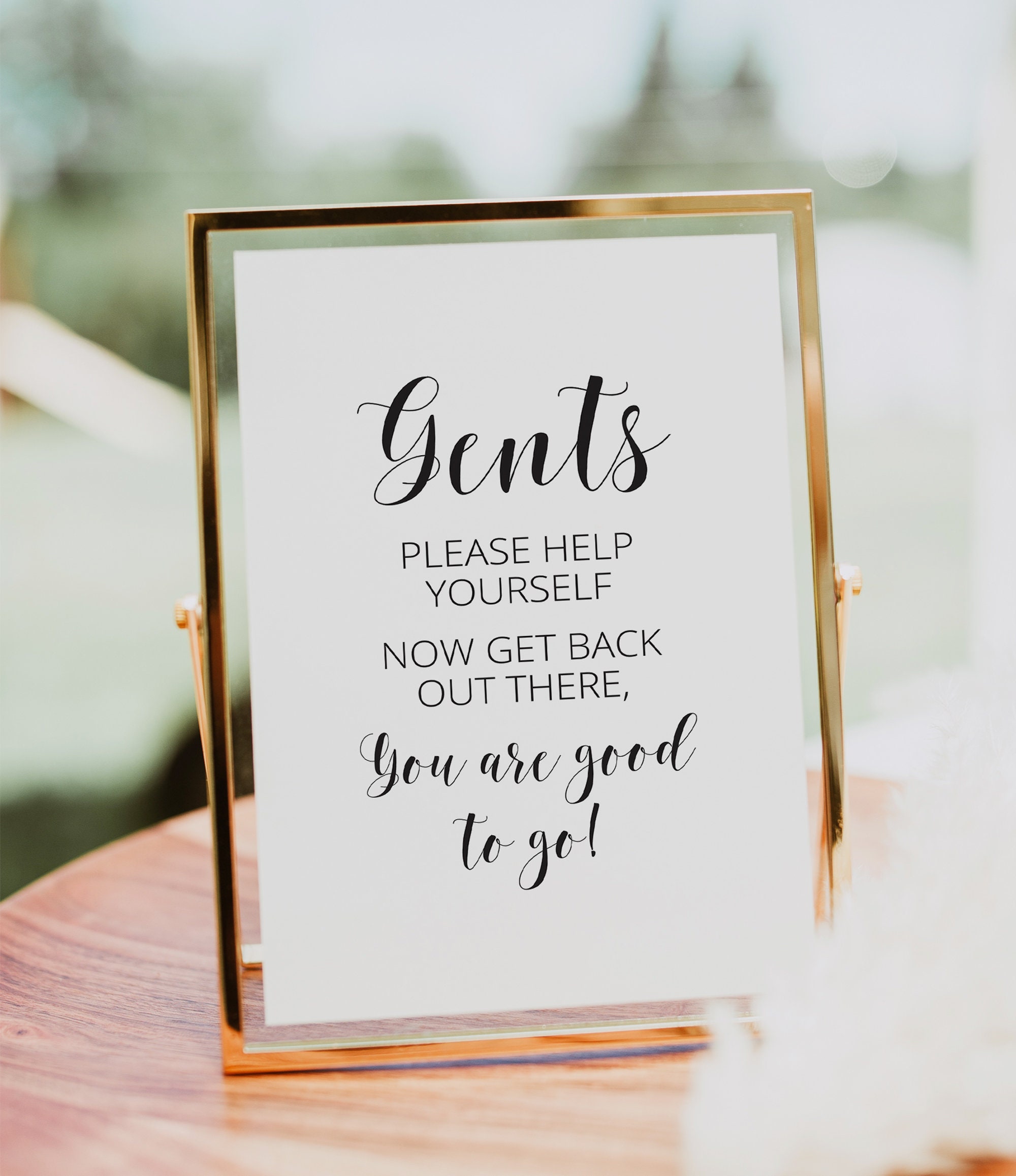 Gents Please Help Yourself Now Get Out There Instant - Etsy