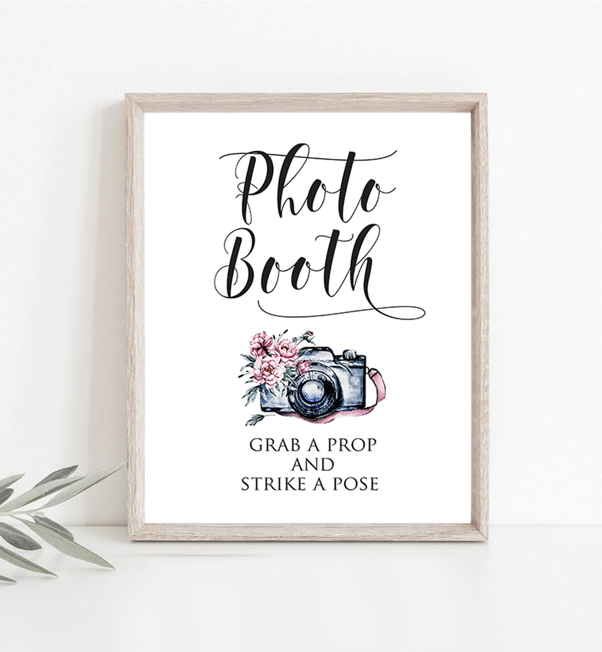 Photo Booth Sign Photo Booth Sign Printable Photobooth Sign | Etsy