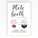 Photo Booth Sign, Photo Booth Sign Printable, Photobooth Sign, Wedding ...