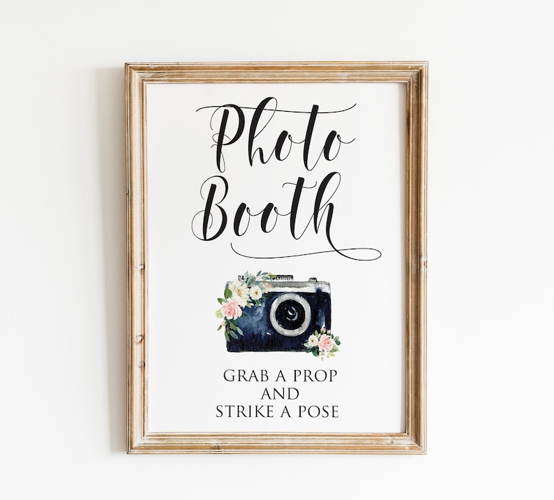 Photo Booth Sign Photo Booth Sign Printable Photobooth Sign - Etsy