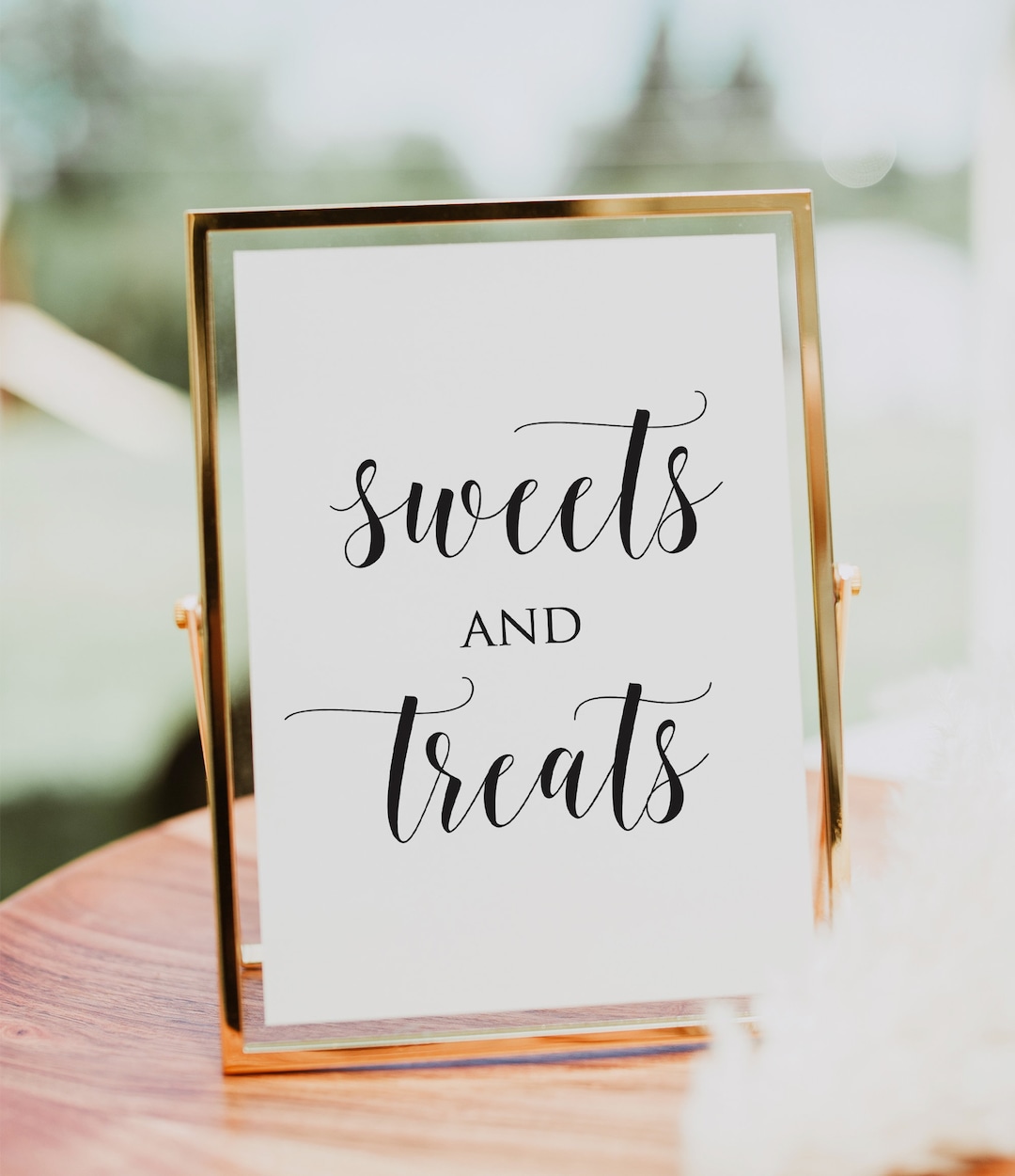 Sweets and Treats Wedding Sign, Instant Download, Wedding Signs, Sweet ...