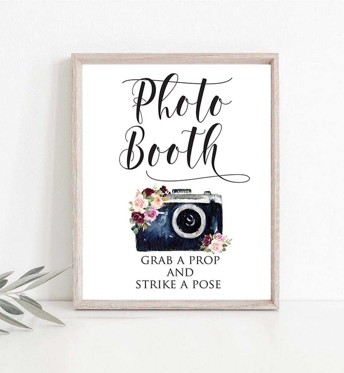 Photo Booth Sign Photo Booth Sign Printable Photobooth Sign | Etsy