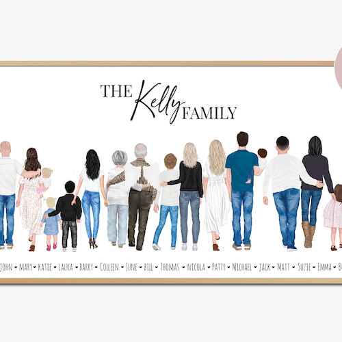 Family Printable PRINT AT HOME Digital File Personalised - Etsy