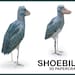 SHOEBILL 3D Papercraft / Papercraft Animals / 3d Origami / Papercraft ...