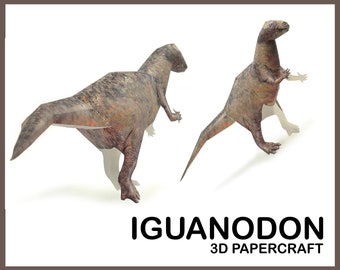 Pet Pteranodon, 3d Papercraft Dinosaur Template. Printable Pdf. Boys ...