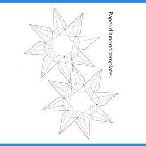 DIAMONDS 3D Papercraft / DIY Diamond Papercraft / Diamond Decor ...