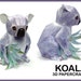 KOALA 3D Papercraft / 3d Origami Koala / 3d Printing / Papercraft ...