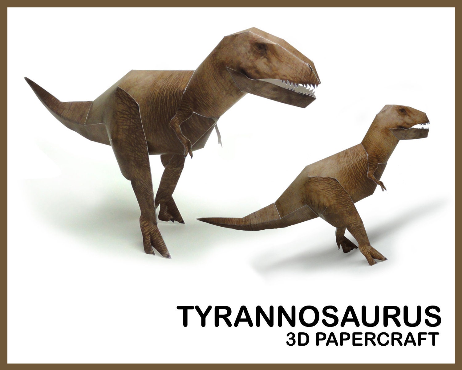TYRANNOSAURUS 3D Papercraft / papercraft de dinosaurio - Etsy México