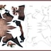 FERRET 3D Papercraft / Animals Papercraft 3D / 3d Origami Ferret ...