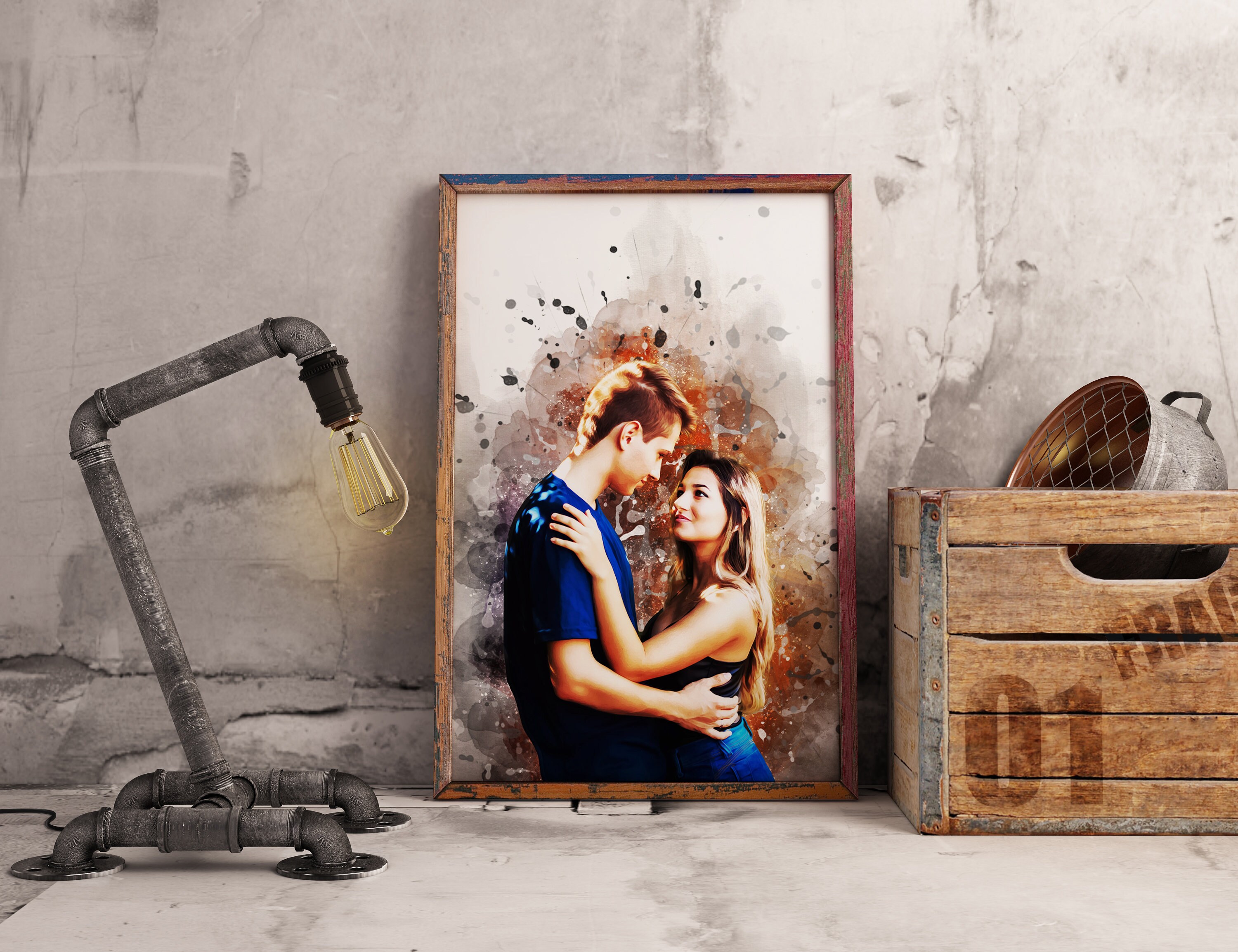 Personalised Art For Couples/ Husband/ Wife/ Partner Perfect | Etsy