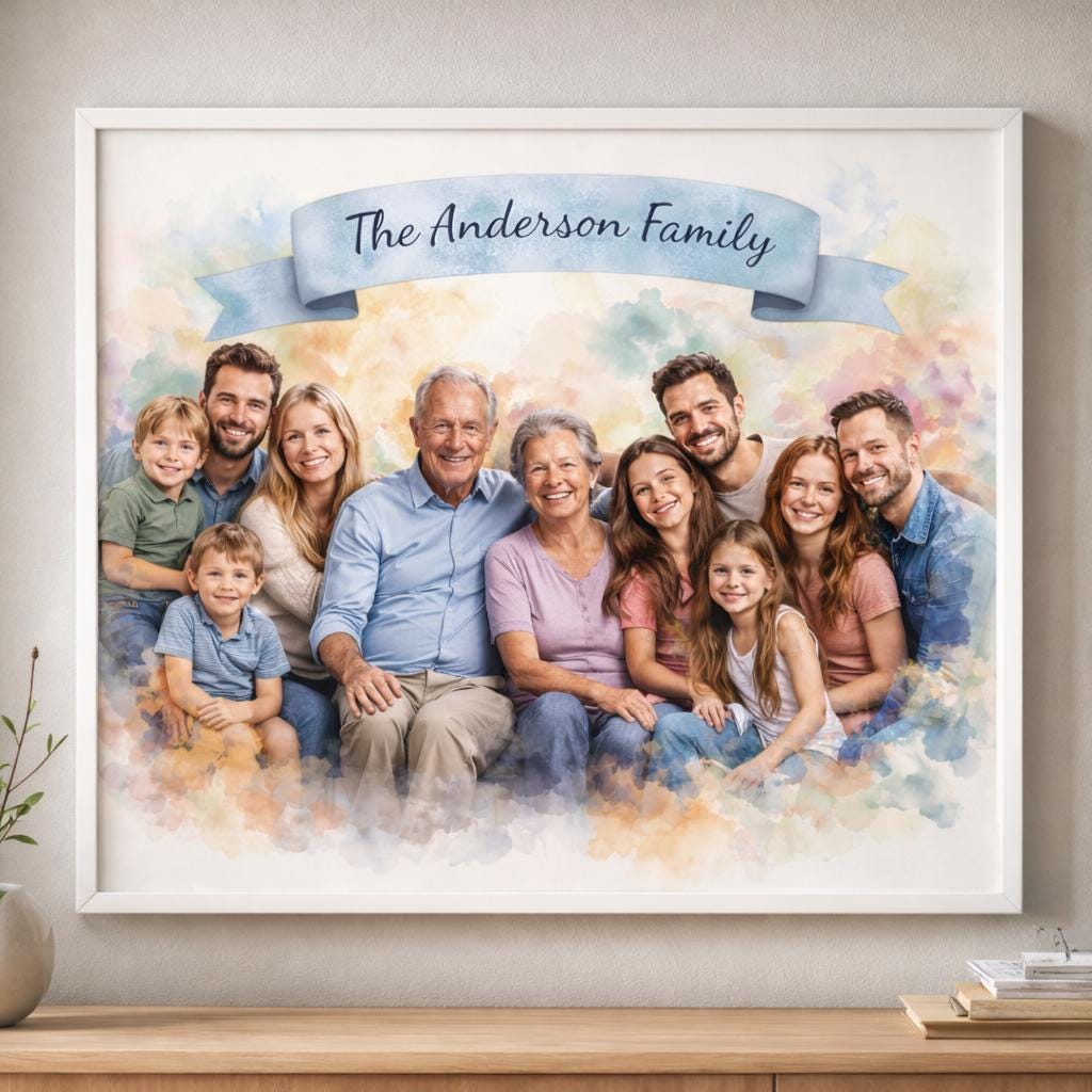 Family Reunion Portrait – Combine Relatives From Different Photos Into ...