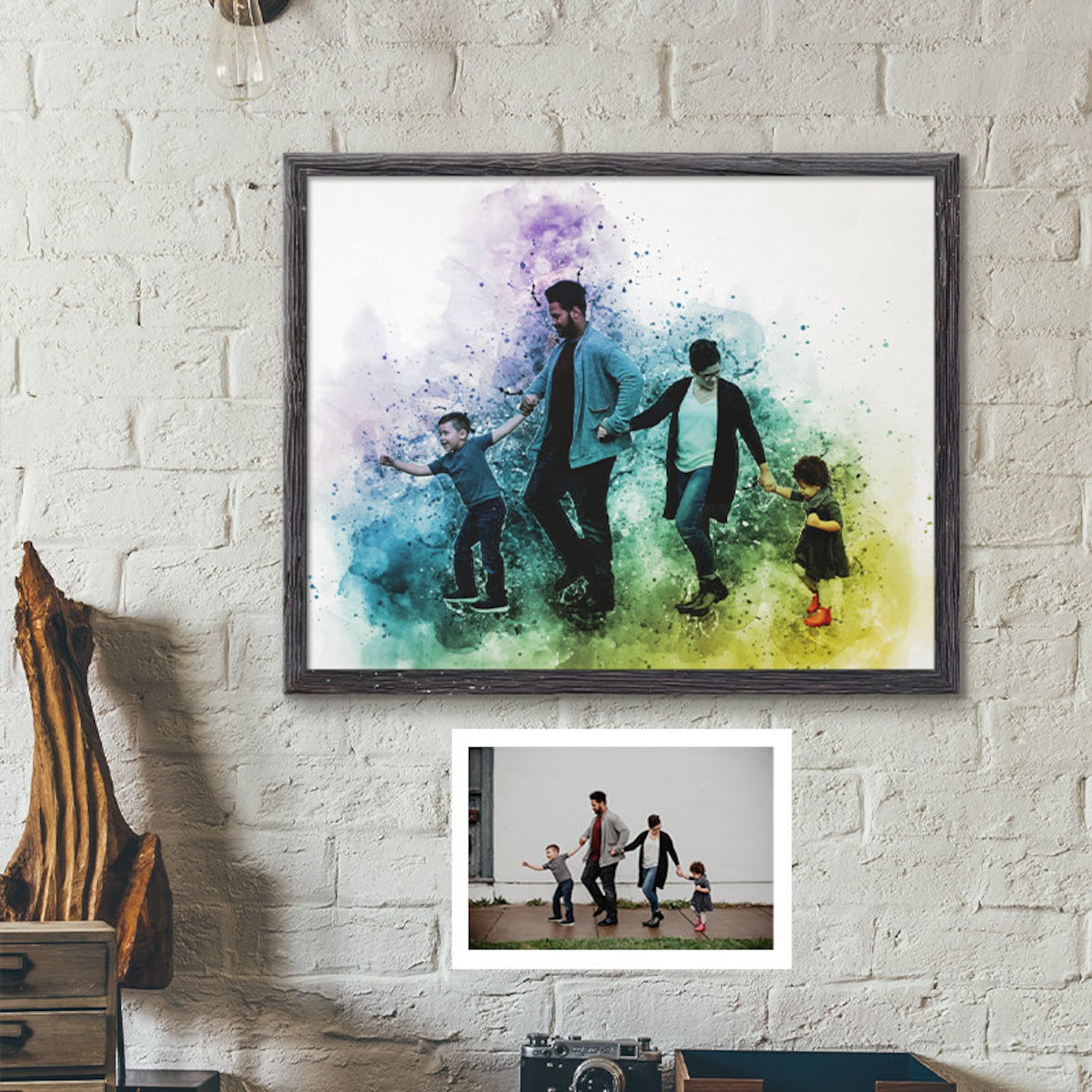 Bestow Couple Portrait Art Wedding Portrait From Photo | Etsy UK
