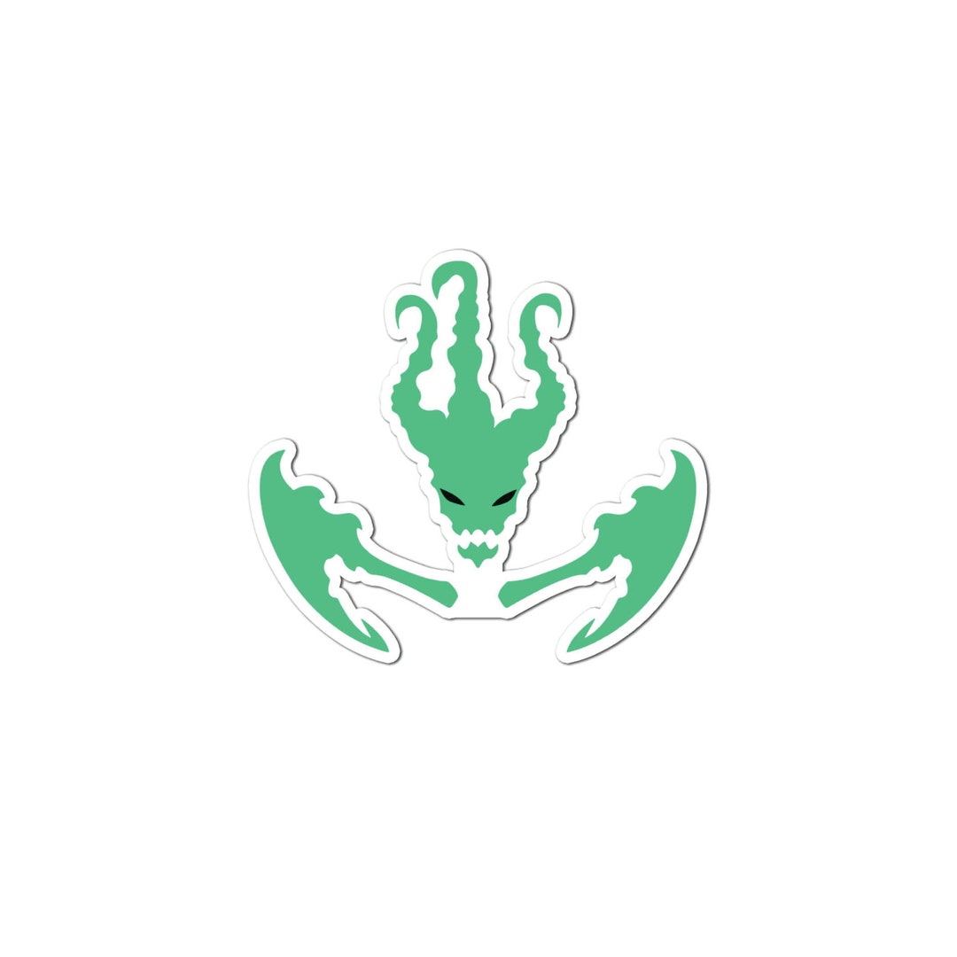 League of Legends / Pegatina minimalista de Thresh Die-Cut - Etsy España