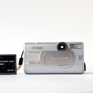 Vintage Digital Compact Camera Canon Powershot A310 With 3.2 Mega ...