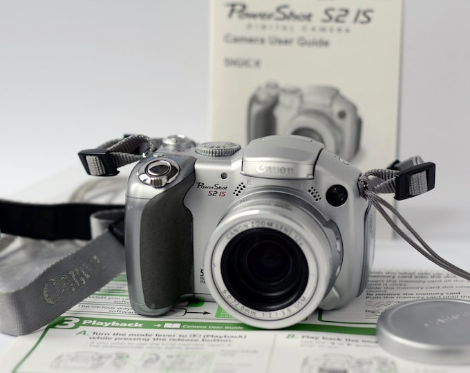 Vintage Digital Compact Camera Canon Powershot S2 IS With 5.0 Mega ...