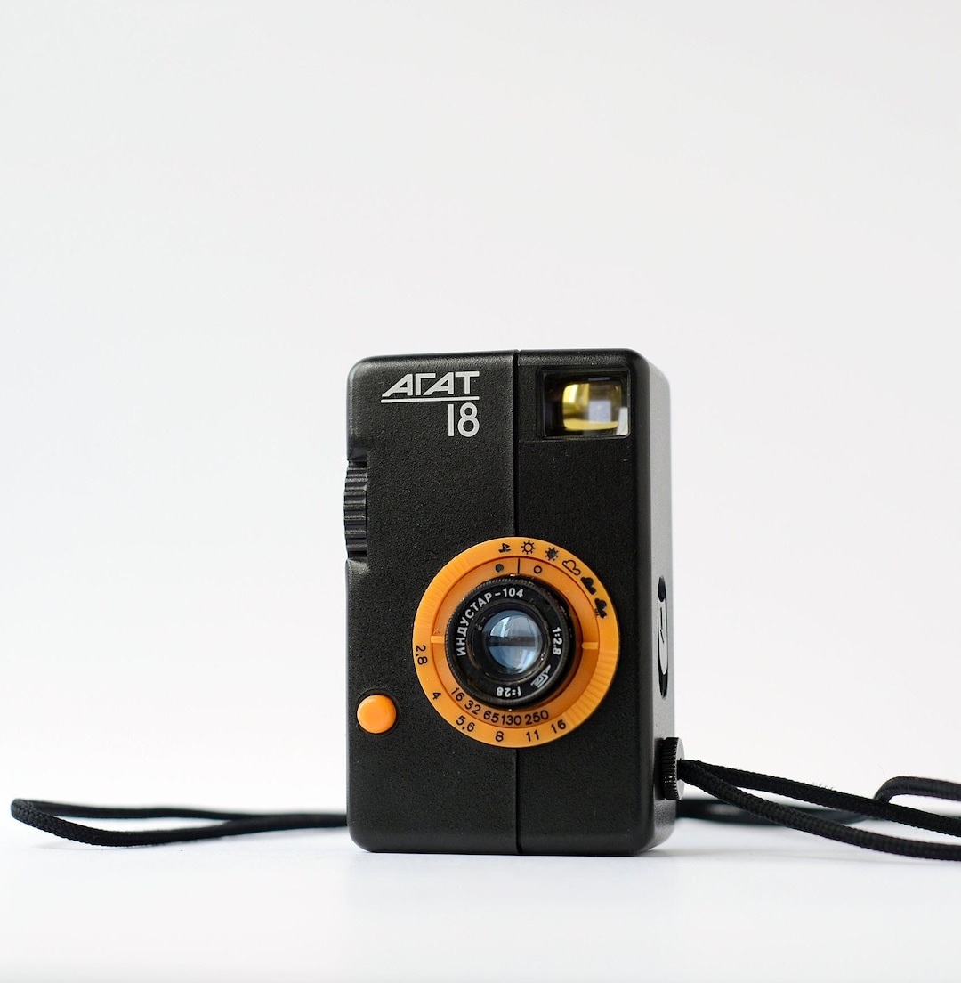 Vintage Half-frame 35mm Film Camera AGAT 18 BELOMO, Compact Point and Shoot Scale Manual Camera ...