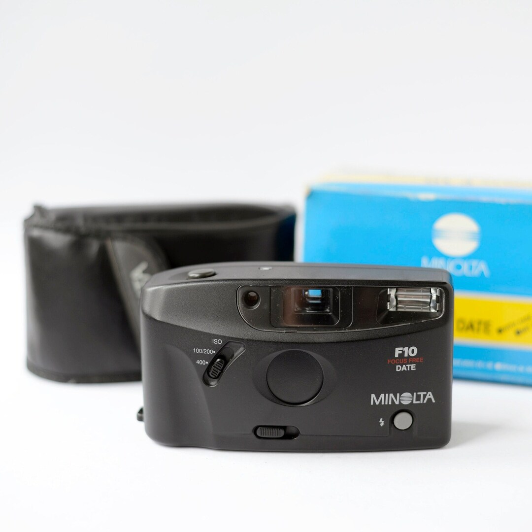 Vintage 35mm Film Compact Point and Shoot Camera Minolta F10 Focus Free ...