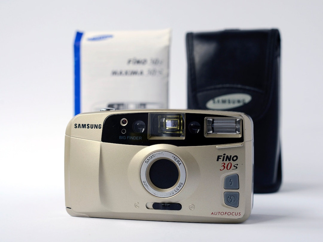Vintage 35mm Film Compact Point and Shoot Camera Samsung Fino - Etsy