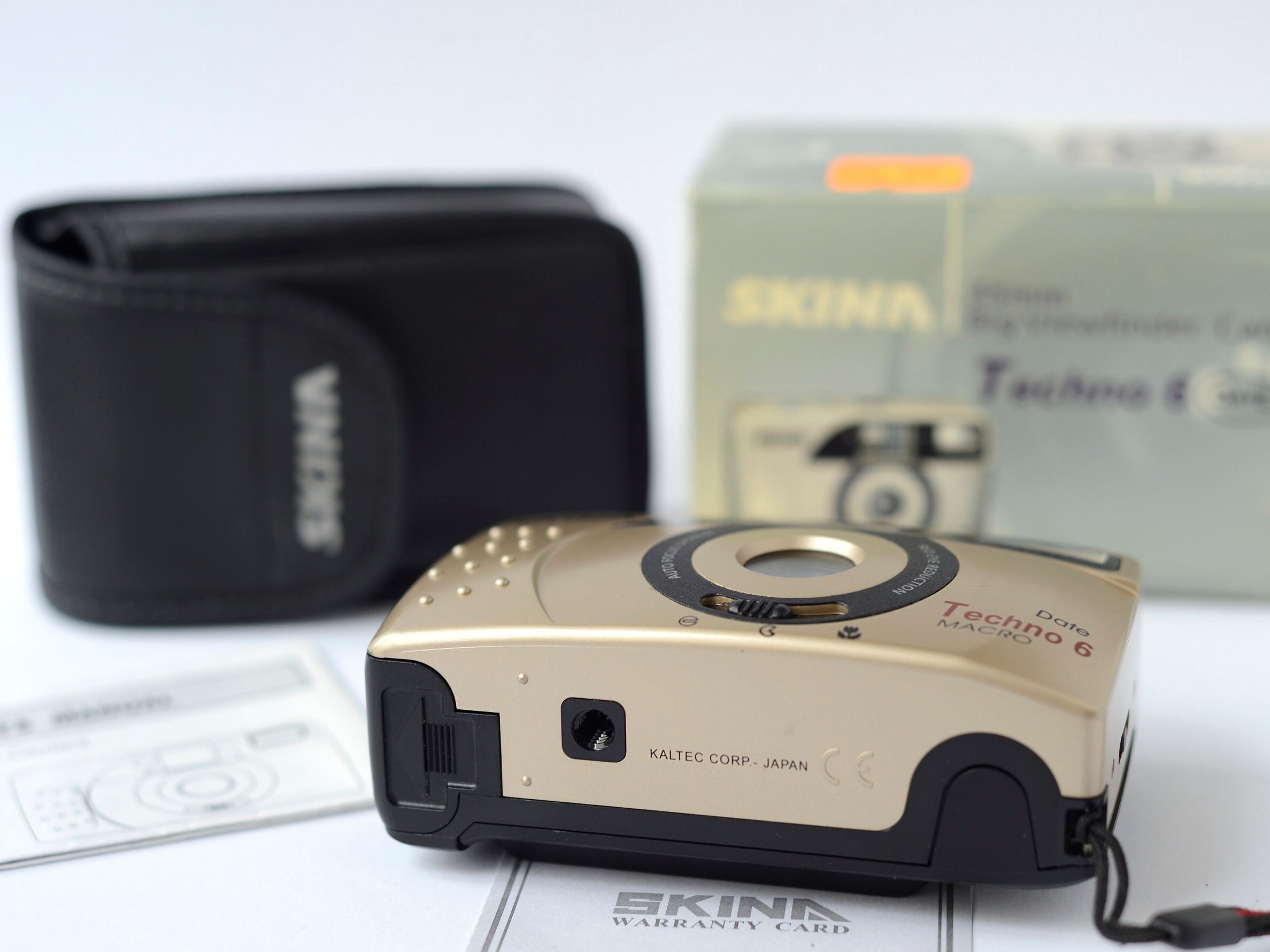 Vintage 35mm Film Compact Point and Shoot Camera Skina Techno 6 Macro ...