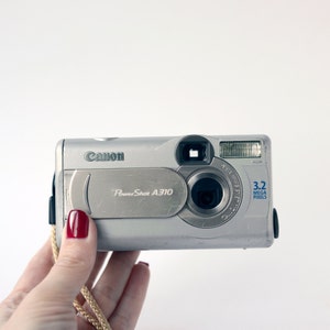 Vintage Digital Compact Camera Canon Powershot A310 With 3.2 Mega ...