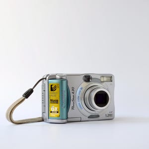 Vintage Digital Compact Camera Canon Powershot A30 With 1.2 Mega Pixels ...