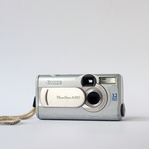 Vintage Digital Compact Camera Canon Powershot A310 With 3.2 Mega ...
