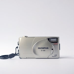 Vintage Digital Compact Camera Olympus Camedia C-120 Zoom With 2.0 Mega ...