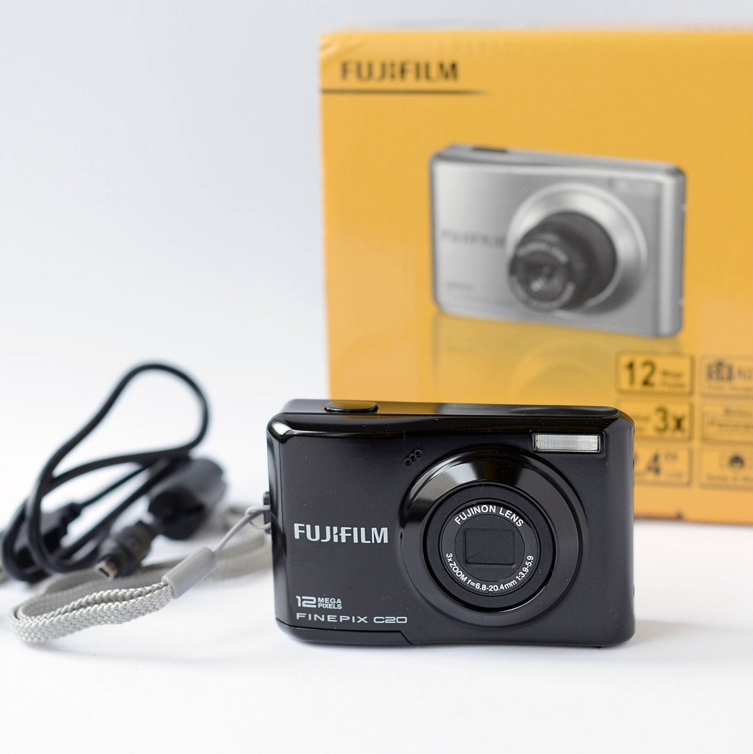 Vintage Digital Compact Camera Fujifilm Finepix C20 Zoom With - Etsy