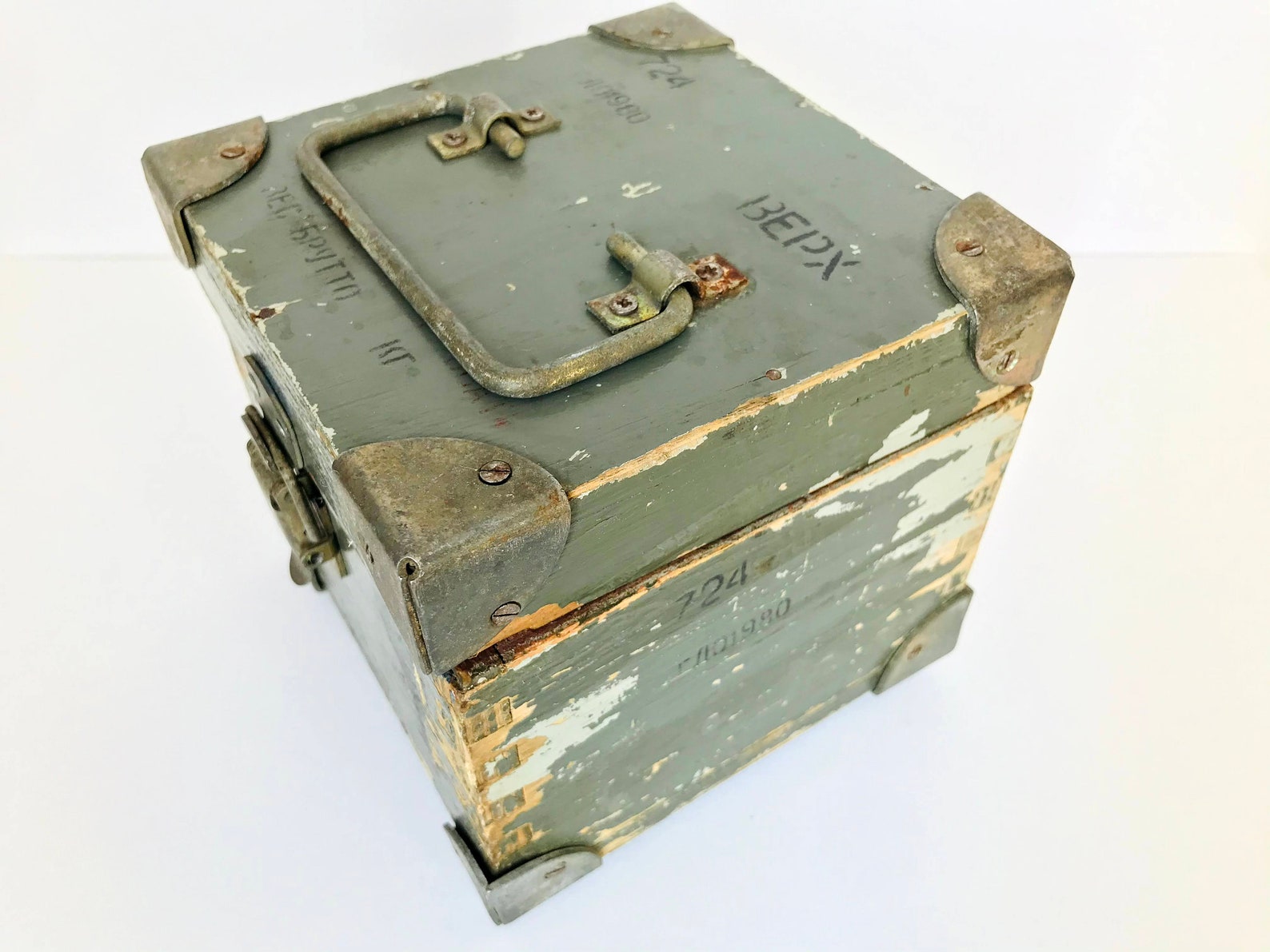 Military Soviet Wooden Box. Army ammo USSR cartridge shabby | Etsy