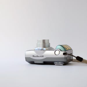 Vintage Digital Compact Camera Canon Powershot A30 With 1.2 Mega Pixels ...