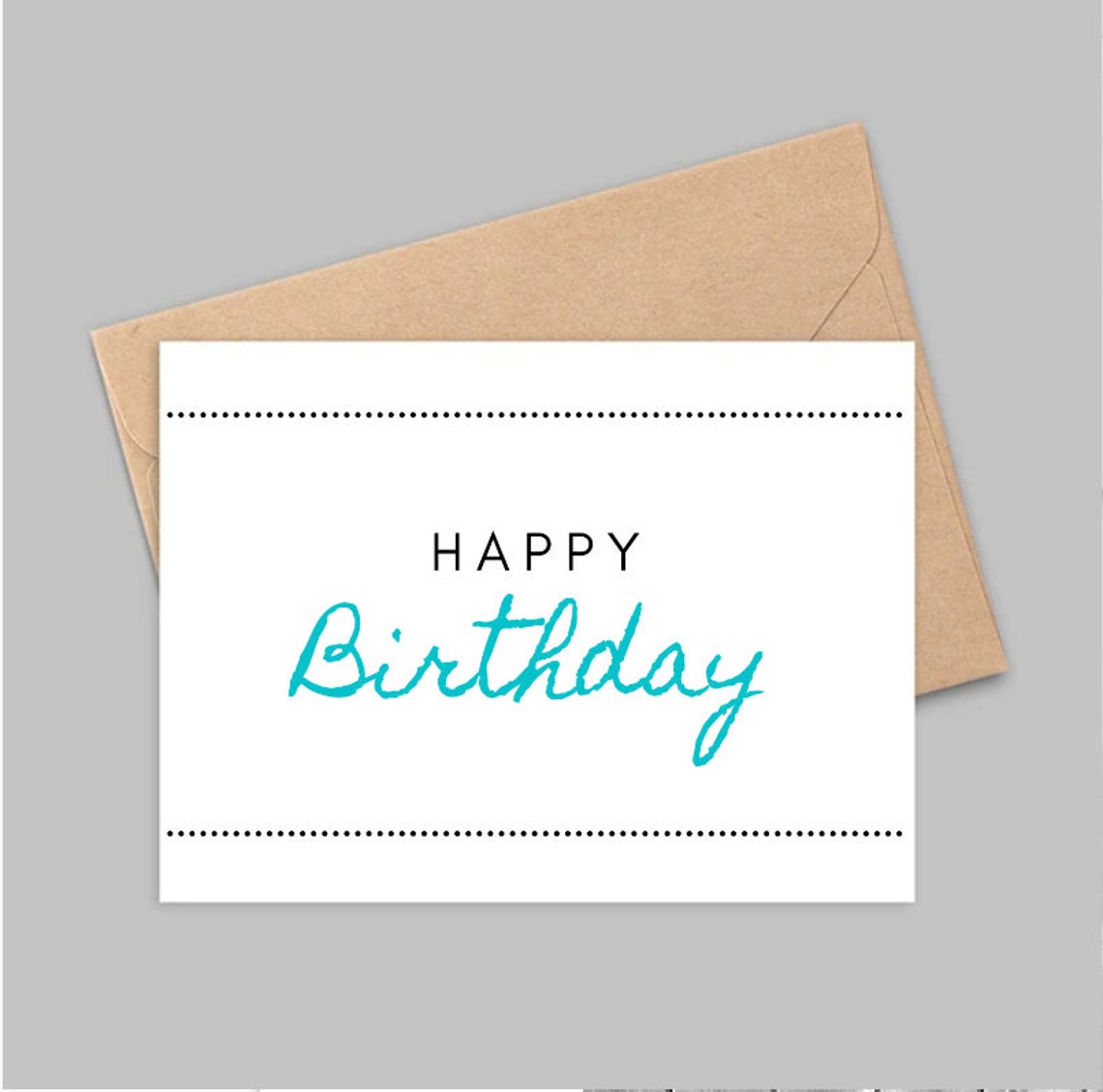 Printable Birthday Card, Birthday Card, Blank Card, Digital Download ...